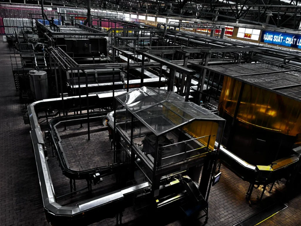 Used krones bottling line for beer in glass 60.000 BPH