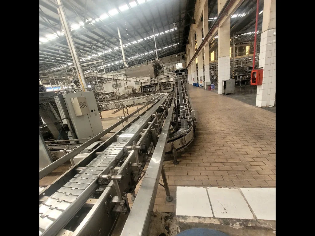 Used krones bottling line for beer in glass 60.000 BPH