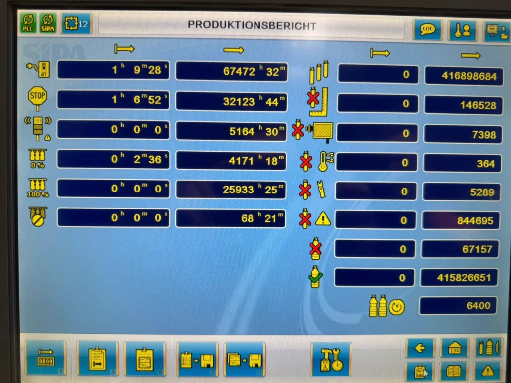 Used SIPA blow molding machine 2017 - 18.000 bph - Used Bottling Lines